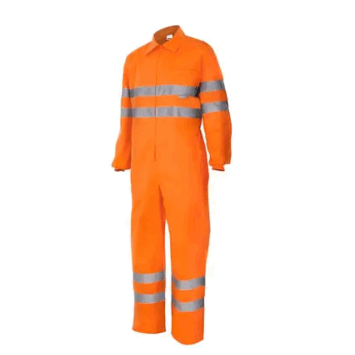 Mameluco Naranja con Reflectivo – Agente Industrial Online